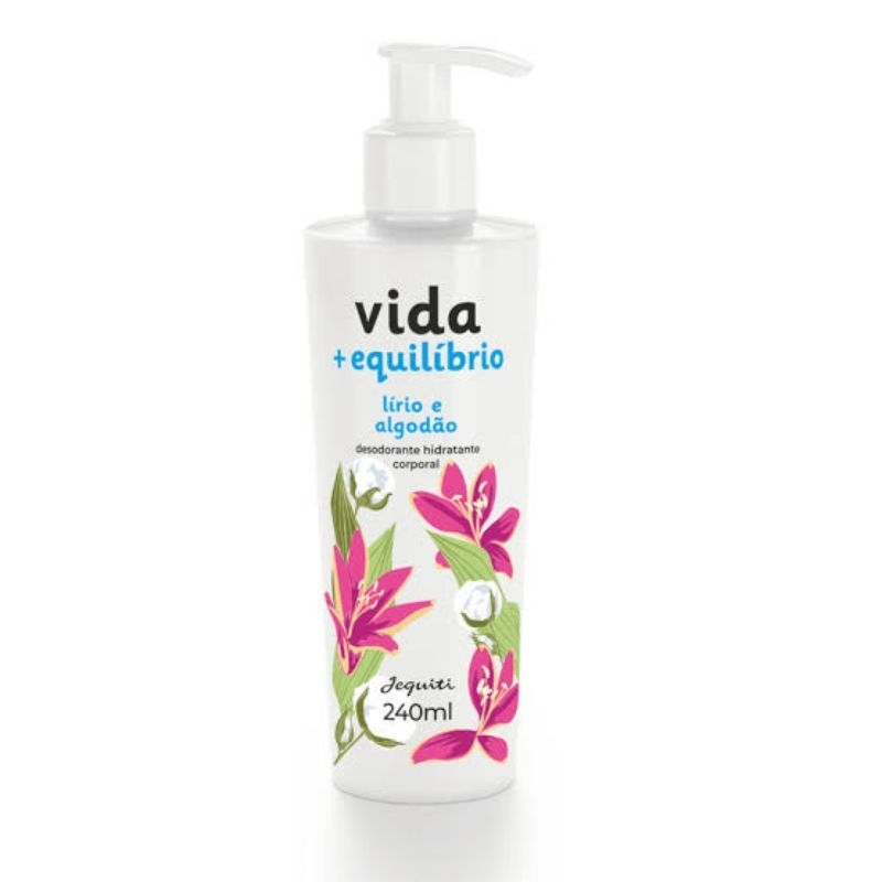 Hidratante vida+ Jequiti 240ml | Shopee Brasil