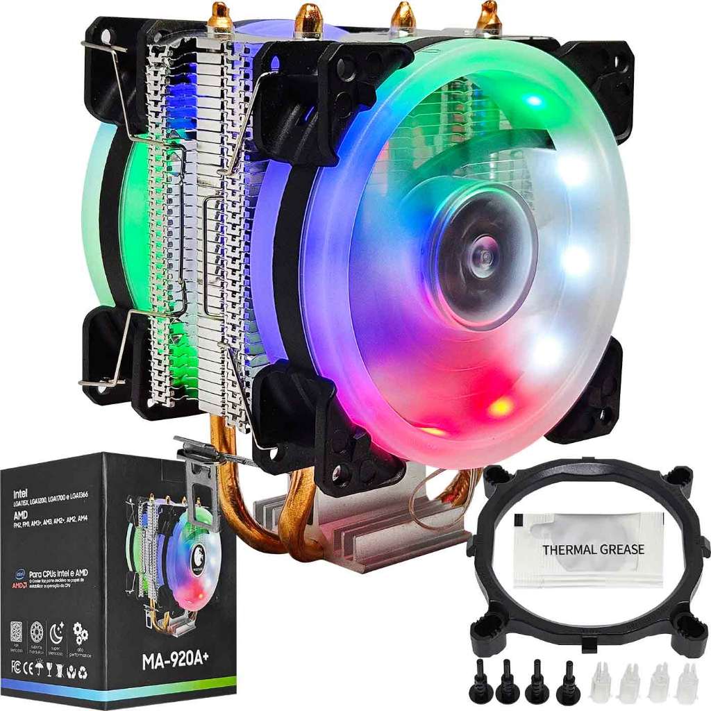 Cooler Box De Computador Para Processadores Cpu Intel E Amd | Shopee Brasil