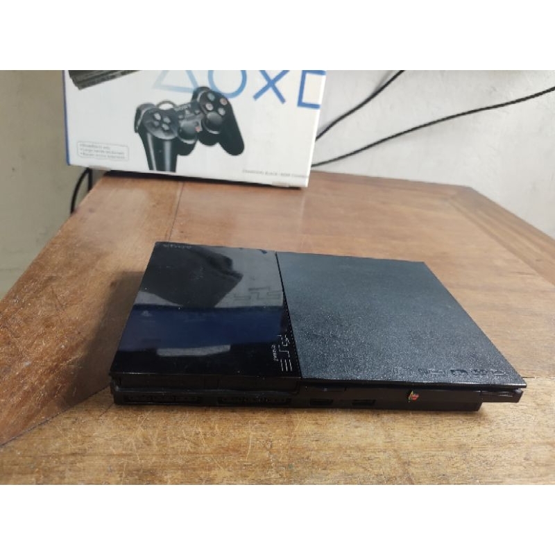 PS2 Playstation 2 modelo Slim completo | Shopee Brasil