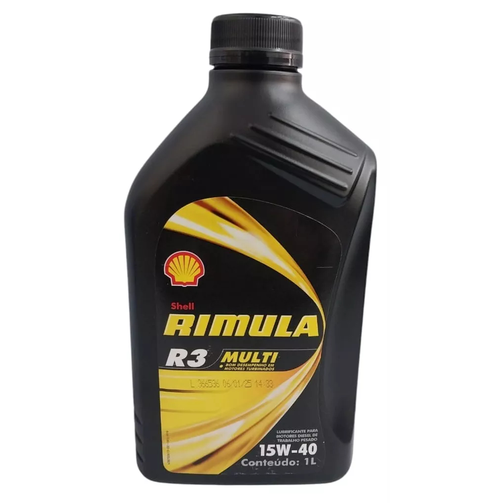 Óleo Motor Shell Rimula R3 Multi Ch4 15w40 Mineral 1l Diesel | Shopee ...