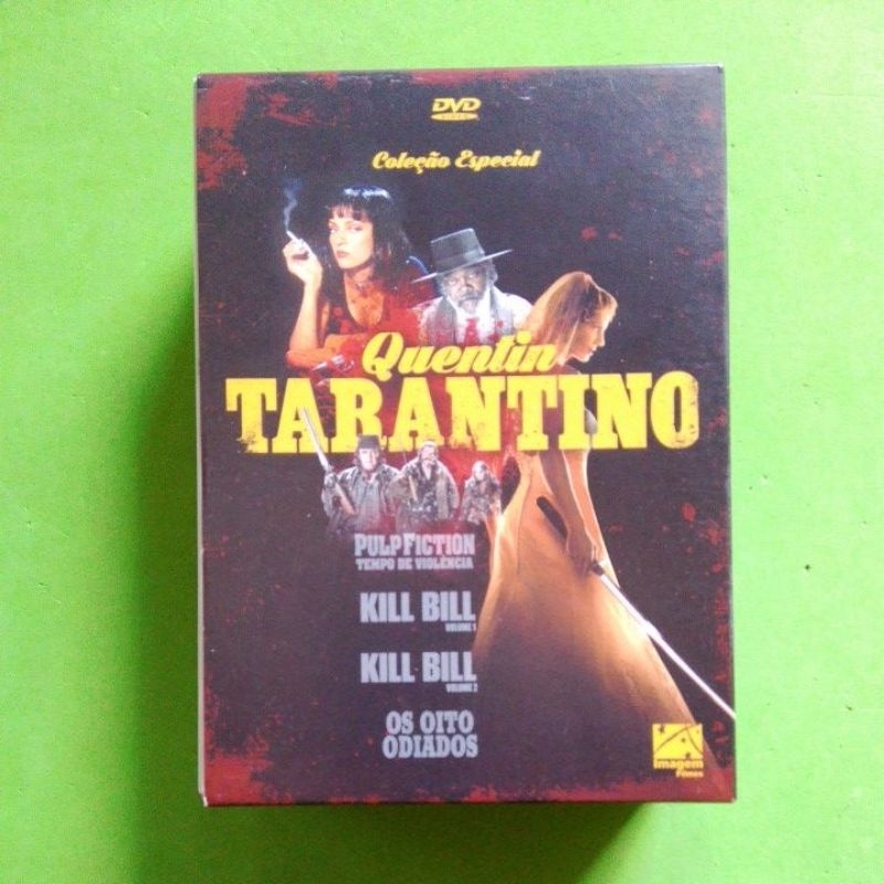 dvd box QUENTIN TARANTINO - coleção especial (dublados e legendados ...