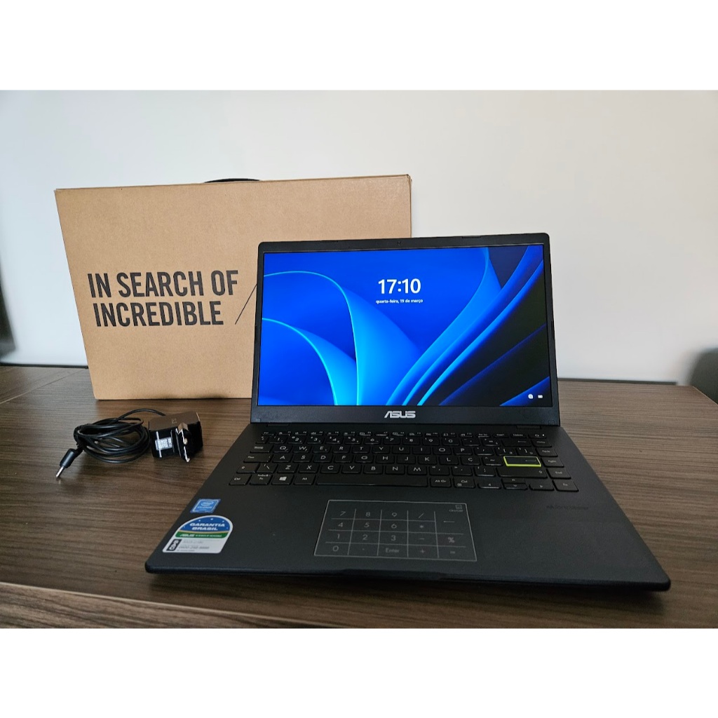 Notebook Asus E410 - Intel Celeron, 4GB RAM, 128GB SSD, Windows 11 - Usado | Shopee Brasil
