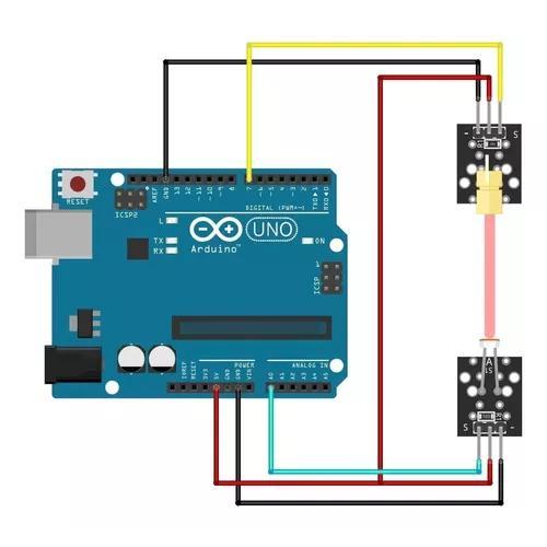 Módulo Diodo Laser Ky-008 5v Arduino Raspberry Pi Pic | Shopee Brasil