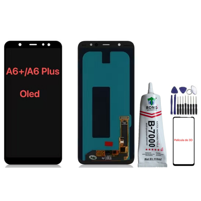 Frontal Display Tela Lcd Original Amoled A6 plus Galaxy A605 Oled E ...