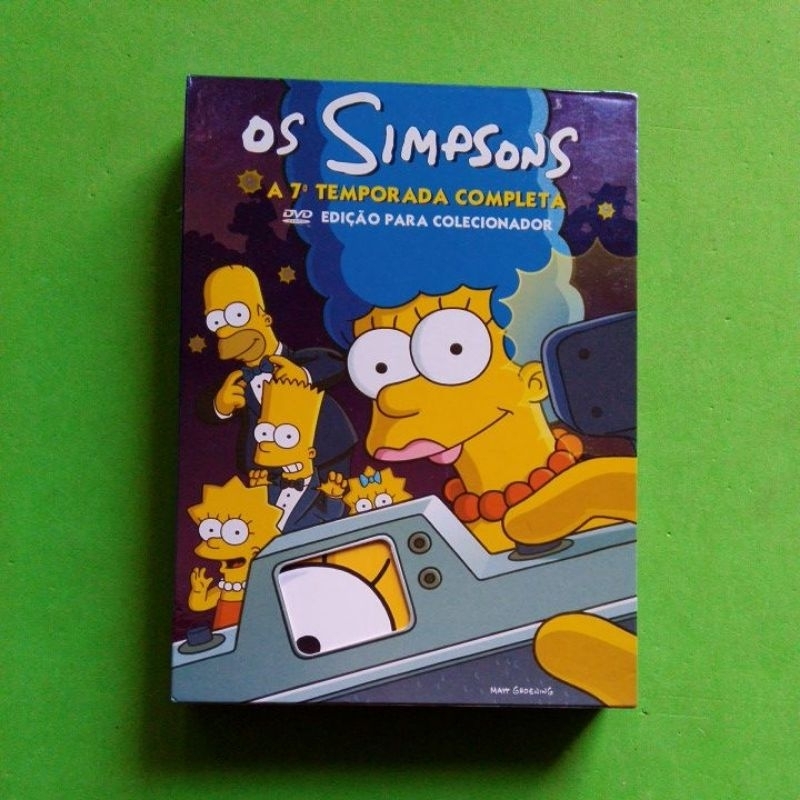 dvd box OS SIMPSONS - 7 temporada completa - edição de colecionador ...
