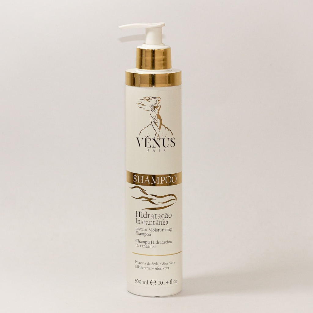 Shampoo Venus Hair 300ml Hidratação com Aloe Vera e Proteína Seda ...