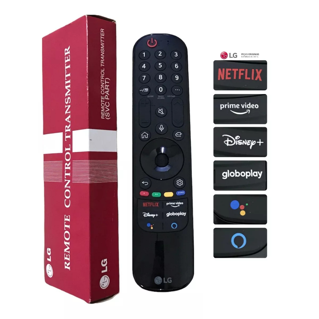 Controle Remoto Smart Magic 2021 LG An-mr21 65OLEDG1 OLED48C1PSA ...