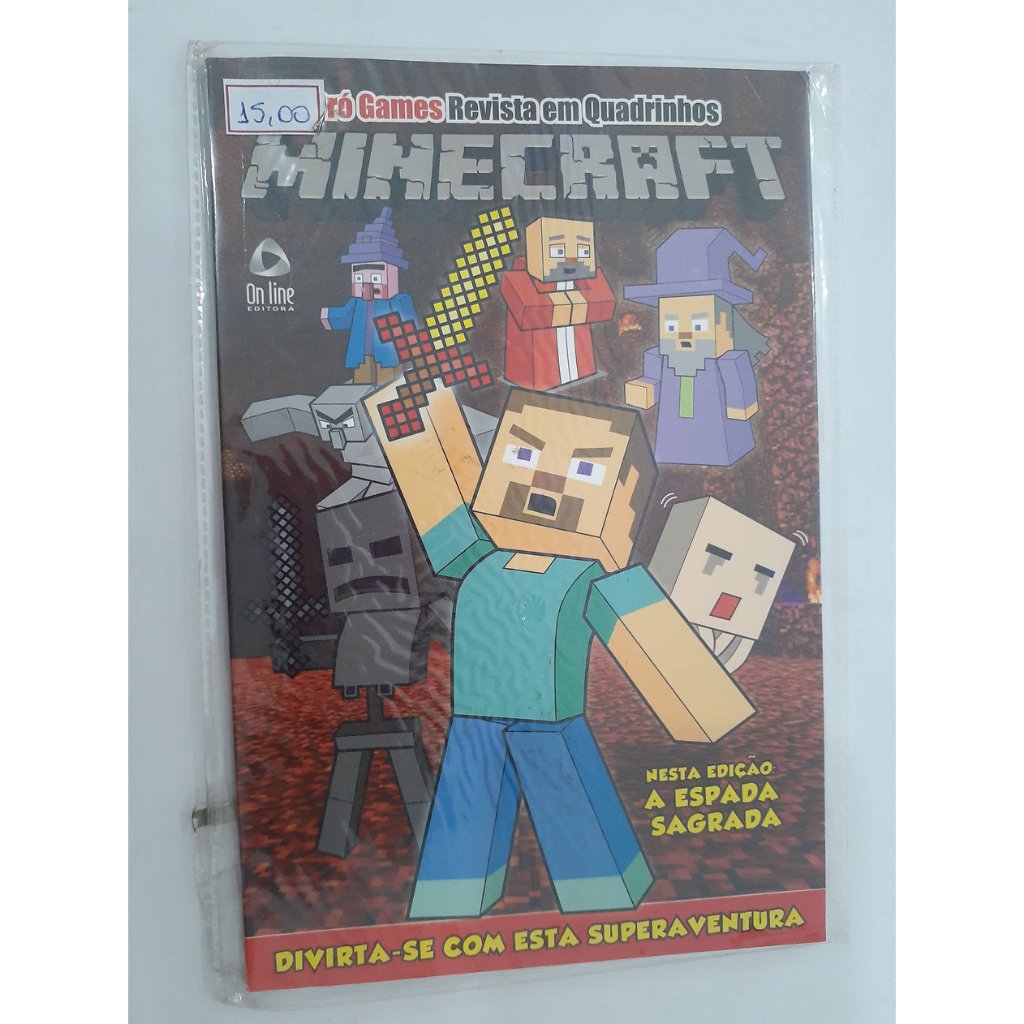 Livro Minecraft | Shopee Brasil