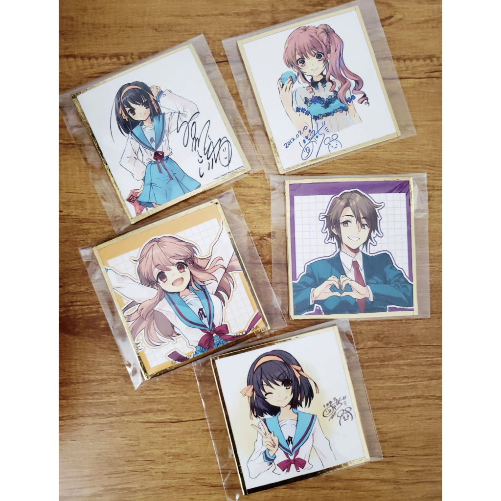 5 Shikishi - Suzumiya Haruhi no Yuutsu Art Board | Shopee Brasil