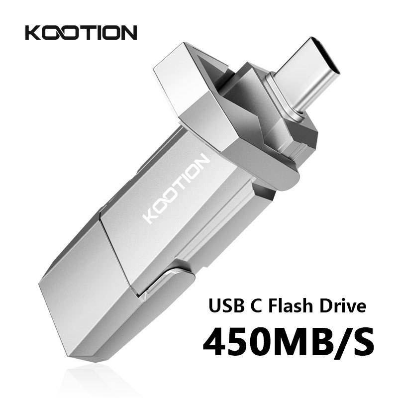 KOOTION U54 Pendrive USB C Flash Drive 256GB 512GB 450 MB/s USB 3.2 ...