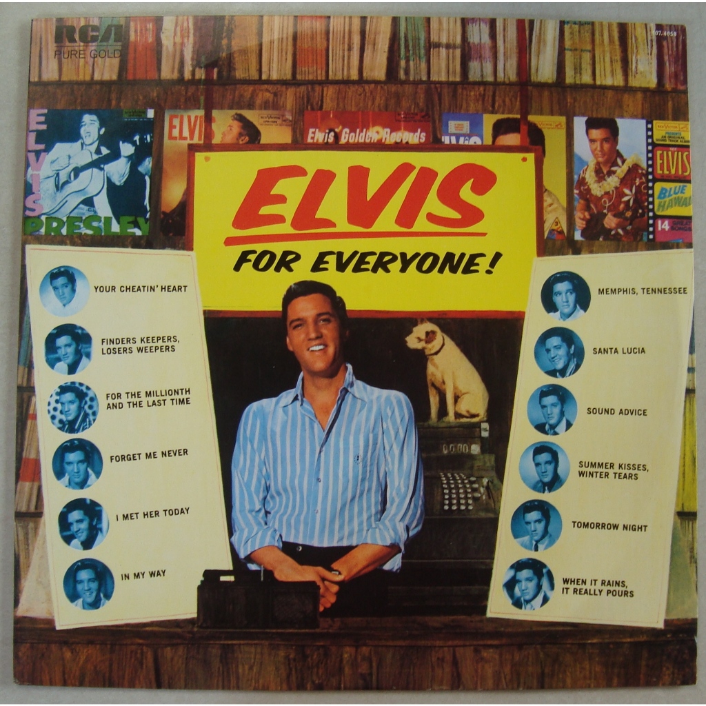 Lp Elvis Presley 1982 Elvis For Everyone!, Disco De Vinil | Shopee Brasil