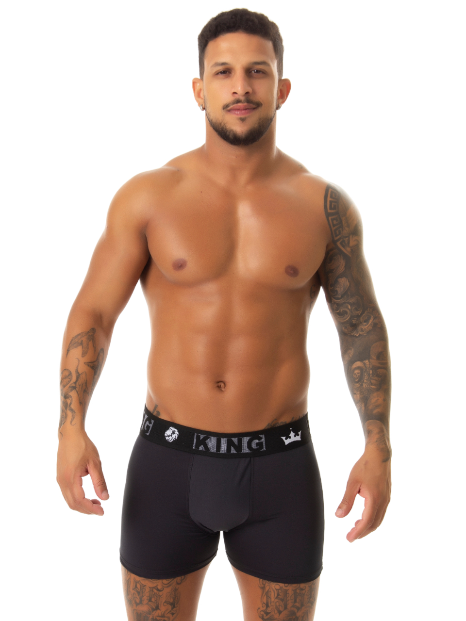 Kit 5 Cueca Boxer Adulto Microfibra Direto Fábrica Original King Boxers Atacado 307 | Shopee Brasil