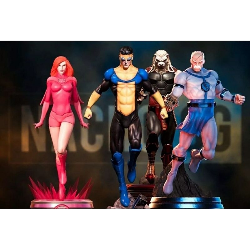 invencível personagens figure - eve,invencível,omniman,anissa,battle ...