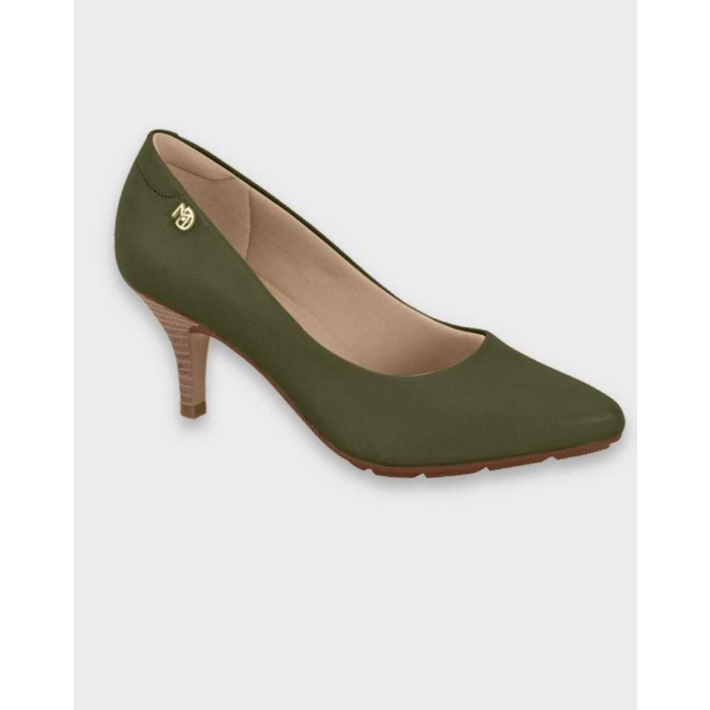 Sapato Feminino Scarpin Modare Verde Oliva 7013.566 | Shopee Brasil