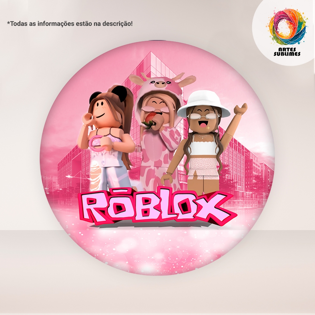 Painel Redondo Roblox Tam Diversos C/Elástico-R2 | Shopee Brasil