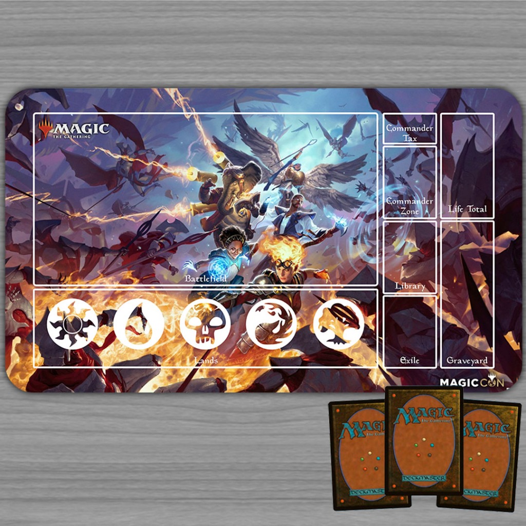 PLAYMAT MAGIC TCG - JESKAI AASIMAR TEFERI ZIMONE CHANDRA | Shopee Brasil