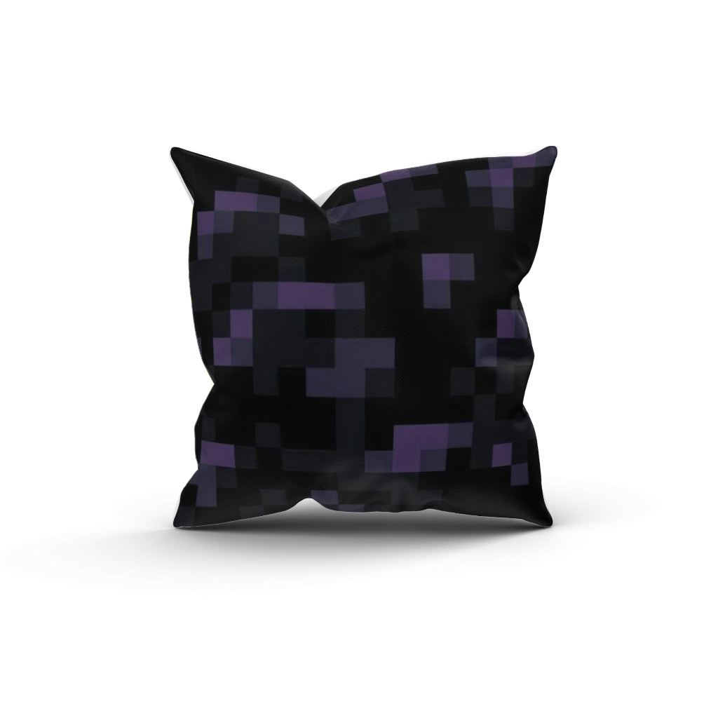 Almofada Decorativa Infantil Minecraft Obsidian | Shopee Brasil