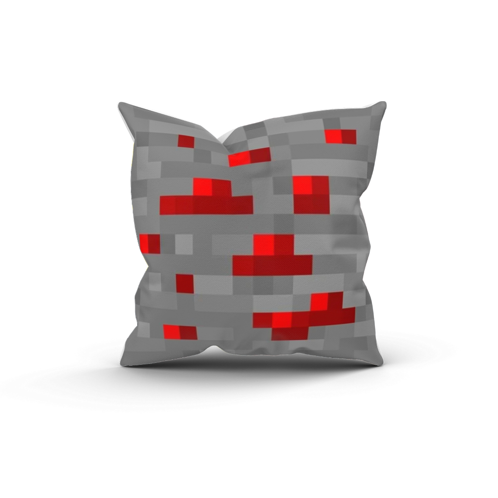 Almofada Decorativa Infantil Minecraft Redstone | Shopee Brasil
