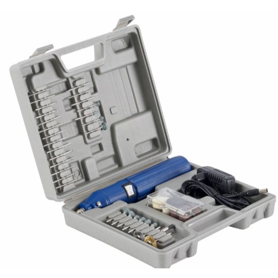 Micro Retífica Western a Bateria 3,6V com 62 Acessórios R-60 | Shopee ...