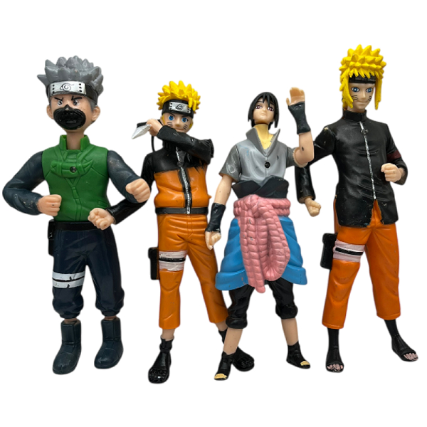 Kit Naruto NR Personagens Kakashi Sasori Naruto Minato Shipuden ...