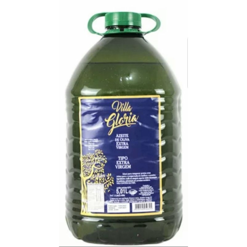 Azeite De Oliva Extra Virgem Villa Gloria 5L | Shopee Brasil