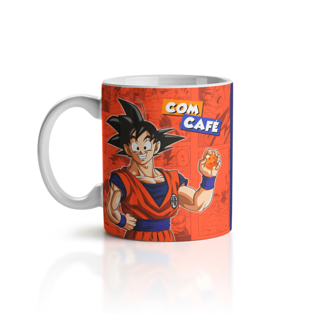 Caneca Goku Café Personalizada | Shopee Brasil