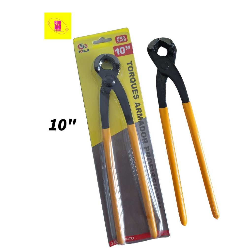 Turquesa Alicate de Corte Frontal 10" Para Armador 10 250 Mm Cabo Revestido De Borracha | Shopee ...