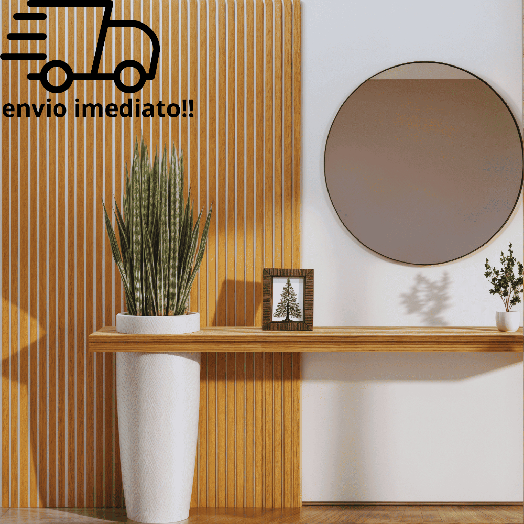 Kit 50 Ripado Autocolante De Madeira Em MDF Para Cozinha Quarto Casa ...