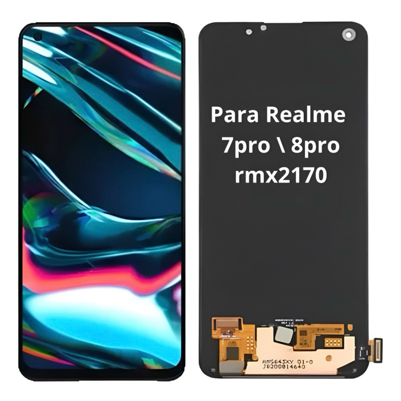 Tela Frontal Display Touch Lcd Para Realme 8 4G RMX3085 / Realme 7 Pro ...