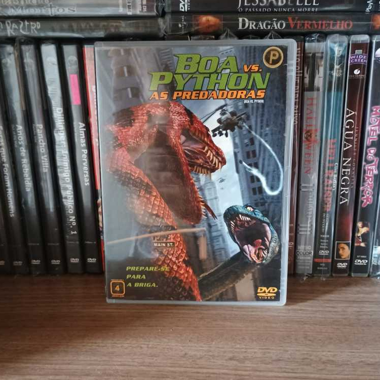 DVD BOA VS PYTHON - AS PREDADORAS (DUBLADO) | Shopee Brasil