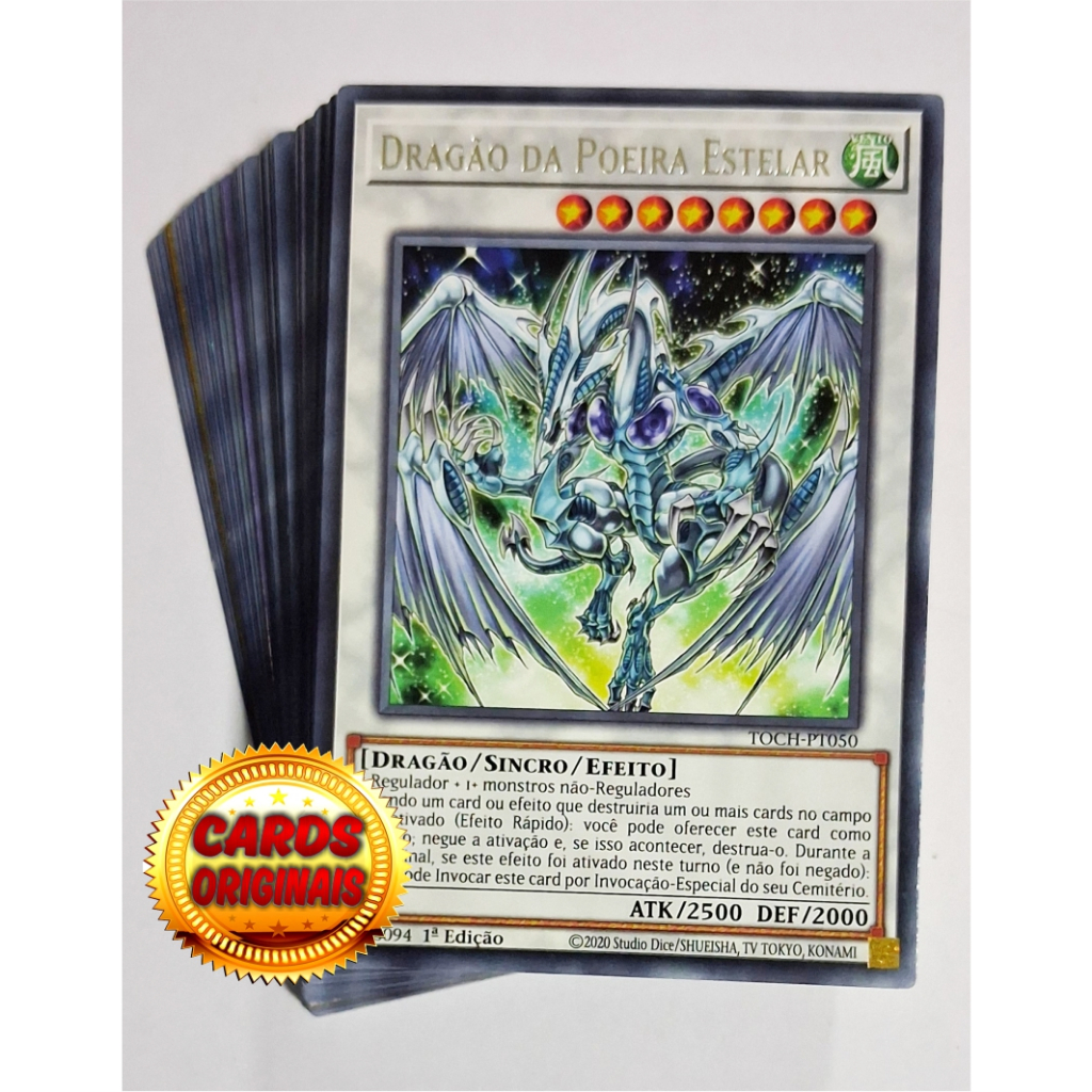 Yugioh Deck Stardust Dragon - Cartas Originais | Shopee Brasil