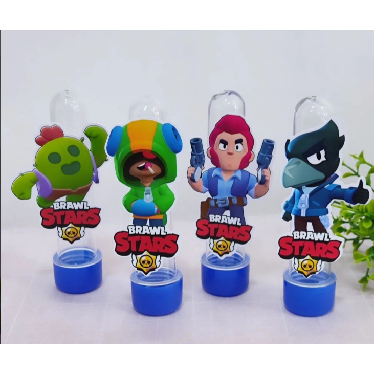 Tubetes 3d BRAW STARS - lembrancinhas Personalizadas | Shopee Brasil
