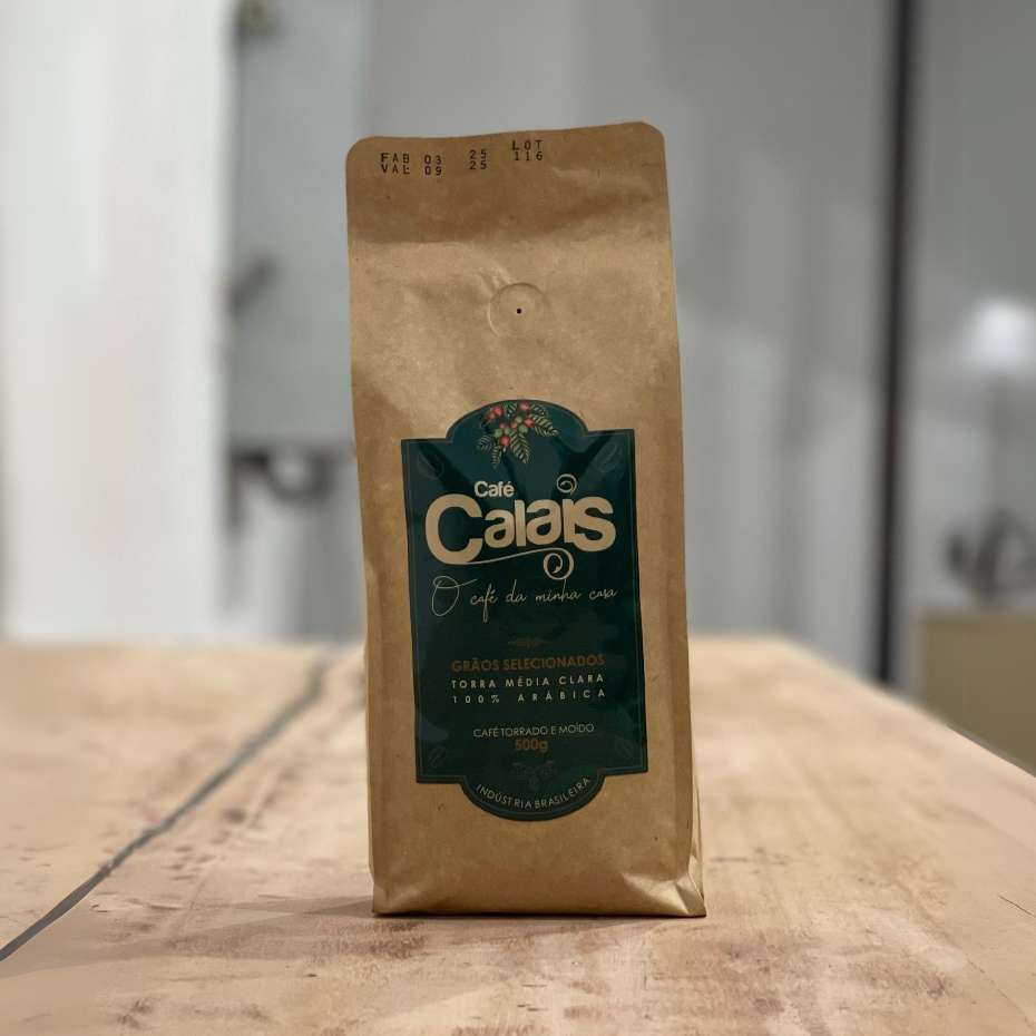 Café Calais em pó 100% Arábica - Torra média clara - 500g | Shopee Brasil