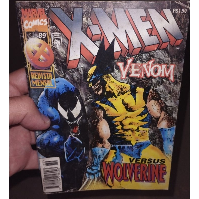 X-Men #89 Venom vs Wolverine HQ. Edição especial. Abril Jovem. 1996 ...