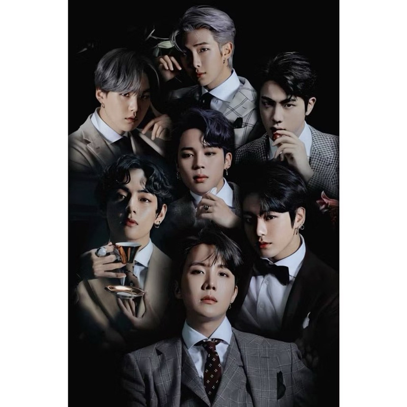 Poster BTS variados tamanho A4 Brilho fotográfico | Shopee Brasil