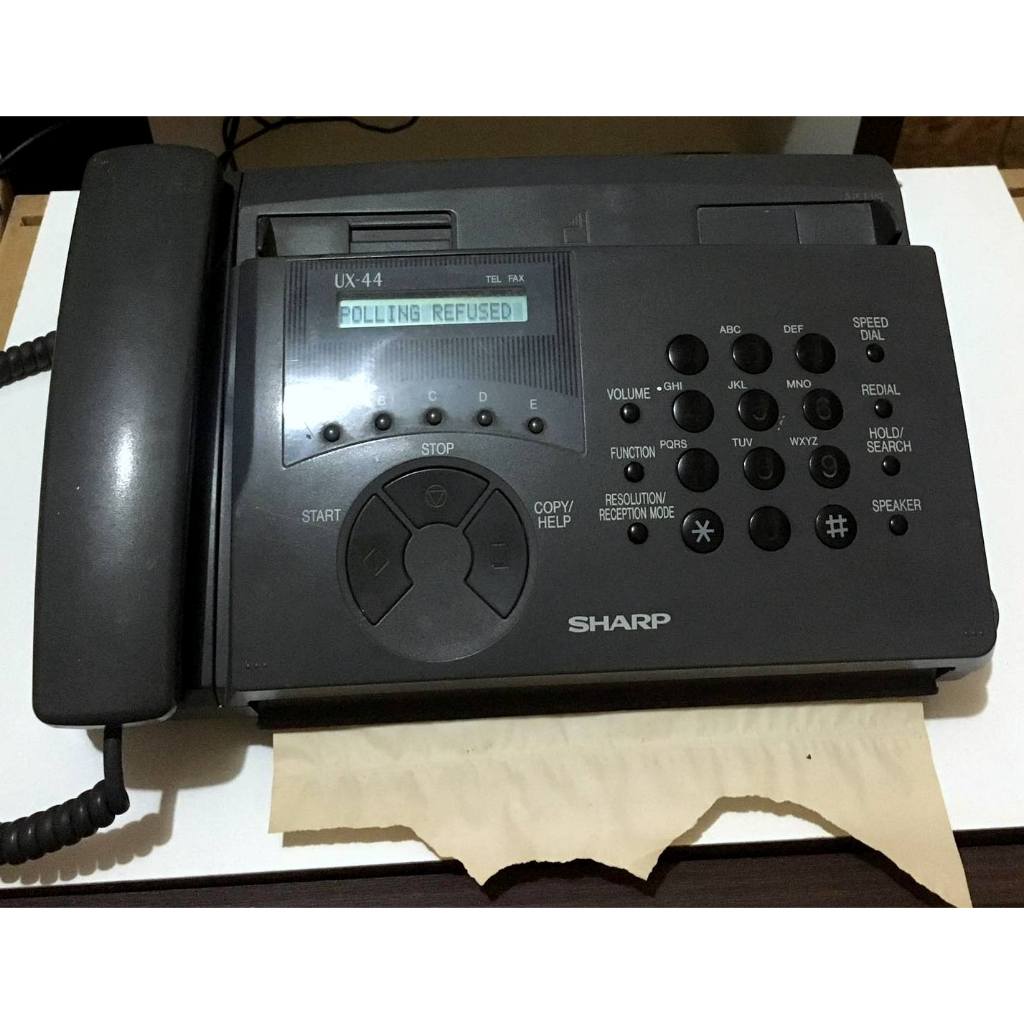 Fax Telefone Telefax Sharp Ux 44 Funcionando Perfeitamente | Shopee Brasil