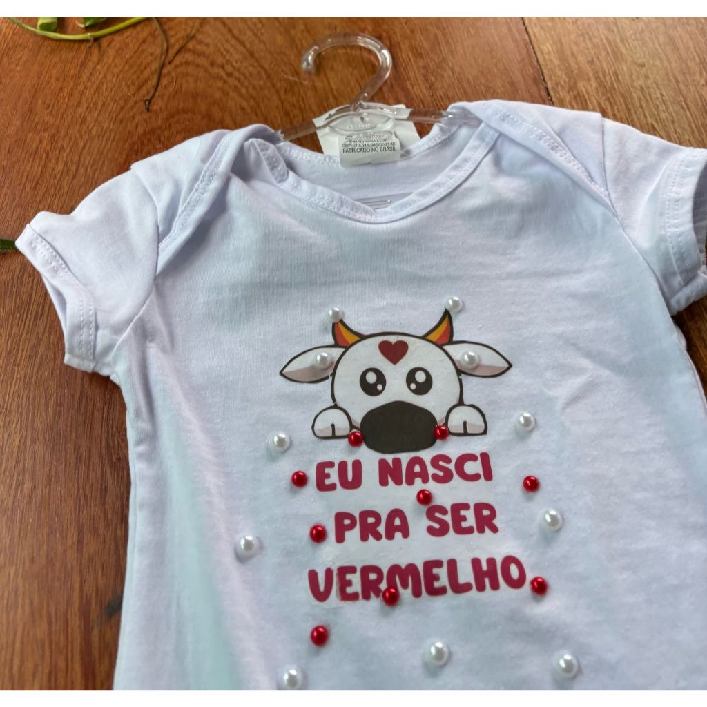 Body infantil 100% algodão do Boi Garantido de Parintins | Shopee Brasil