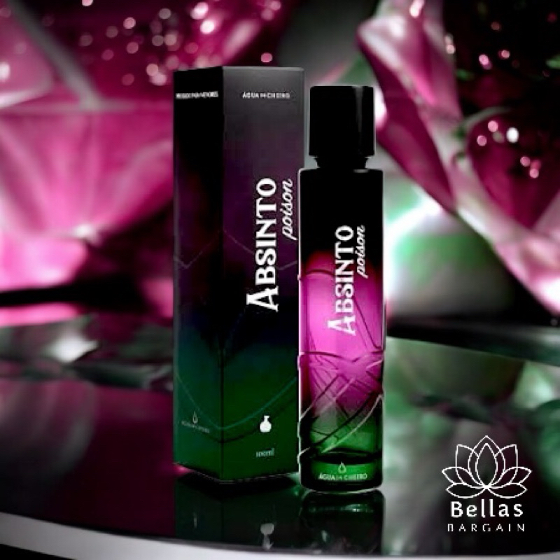 Perfume Feminino Deo Colônia Água de Cheiro Absinto Poison 100ml ...