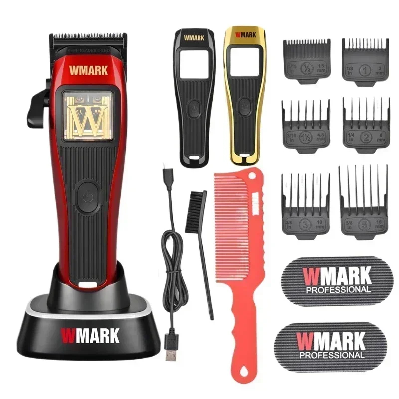 Máquina de Cortar Cabelo Wmark NG X1 Clipper Profissional 10.000 RPM ...