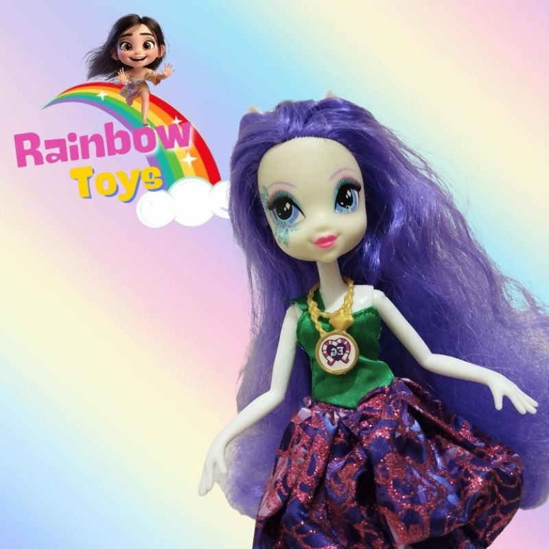 Boneca My Little Pony Equestria Girls- Rarity Gala de Cristal | Shopee ...