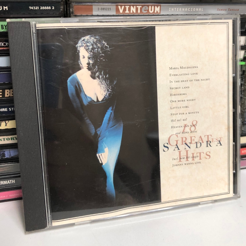 CD Sandra - 18 Greatest Hits 1992 Original Importado | Shopee Brasil