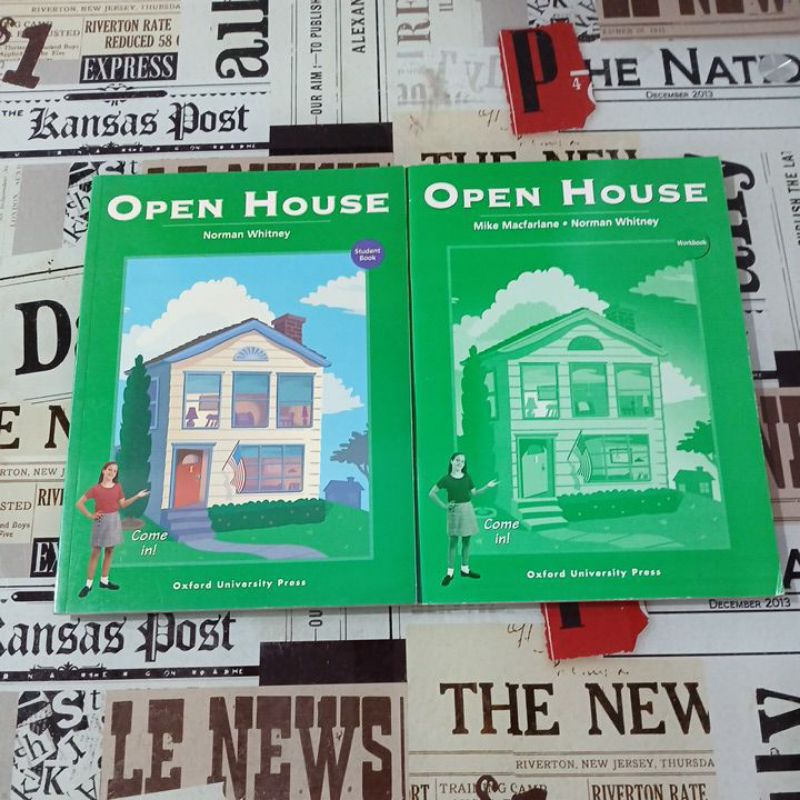 Open House (Student Book + Workbook) - Norman Whitney | Shopee Brasil