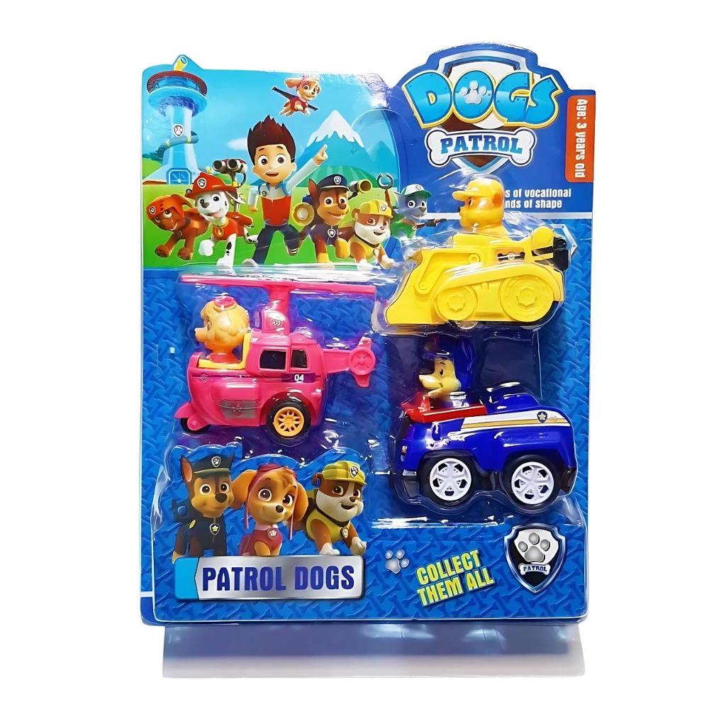 Kit com 3 Carrinhos De Fricção Da Patrulha Canina Dogs Patrol a Pronta ...
