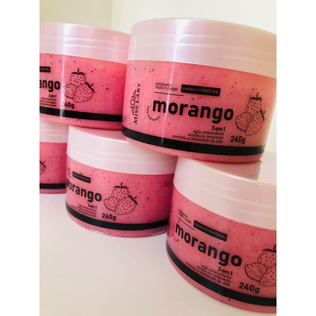 Esfoliante Corporal morango 240G | Shopee Brasil