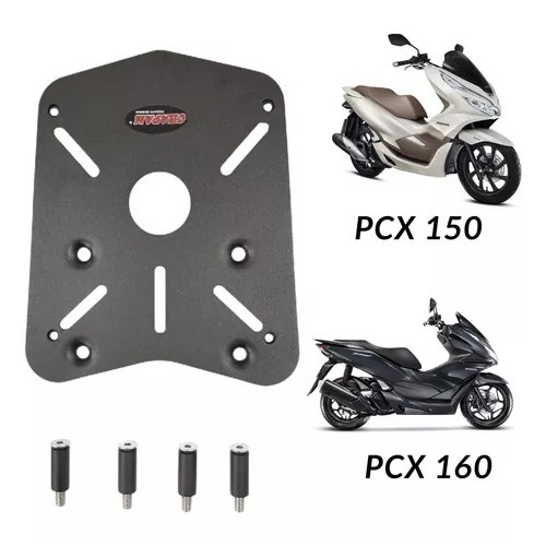Suporte Bagageiro Chapa Baú Honda Pcx 150 Pcx 160 | Shopee Brasil