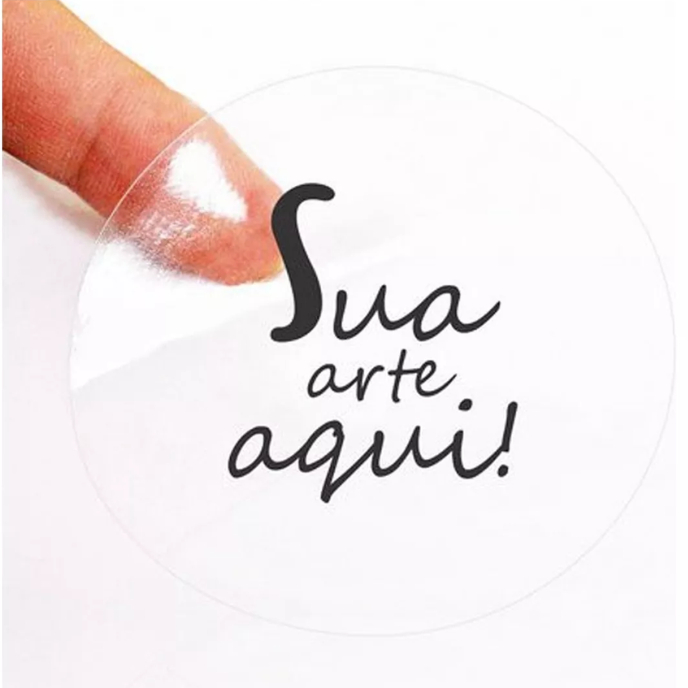 Adesivo Personalizado Transparente a Prova d'agua Recorte Eletrônico | Shopee Brasil