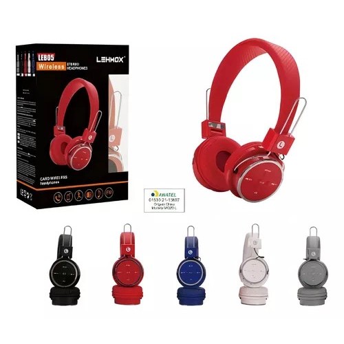 FONE DE OUVIDO BLUETOOTH HEADSET WIRELESS LEHMOX LEB05 | Shopee Brasil
