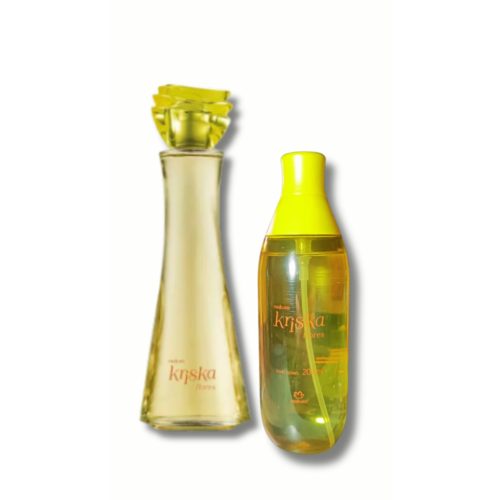 kit perfume e body splash Kriska flores | Shopee Brasil
