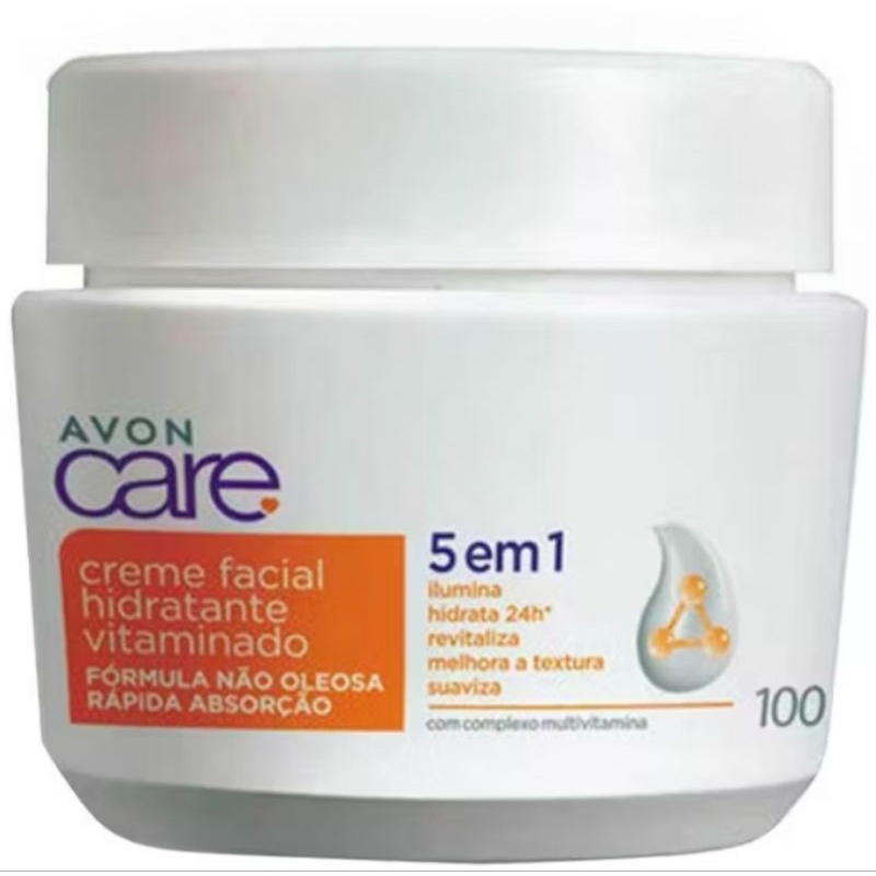 Creme Facial Hidratante Vitaminado 5 em 1 -- Avo Care | Shopee Brasil