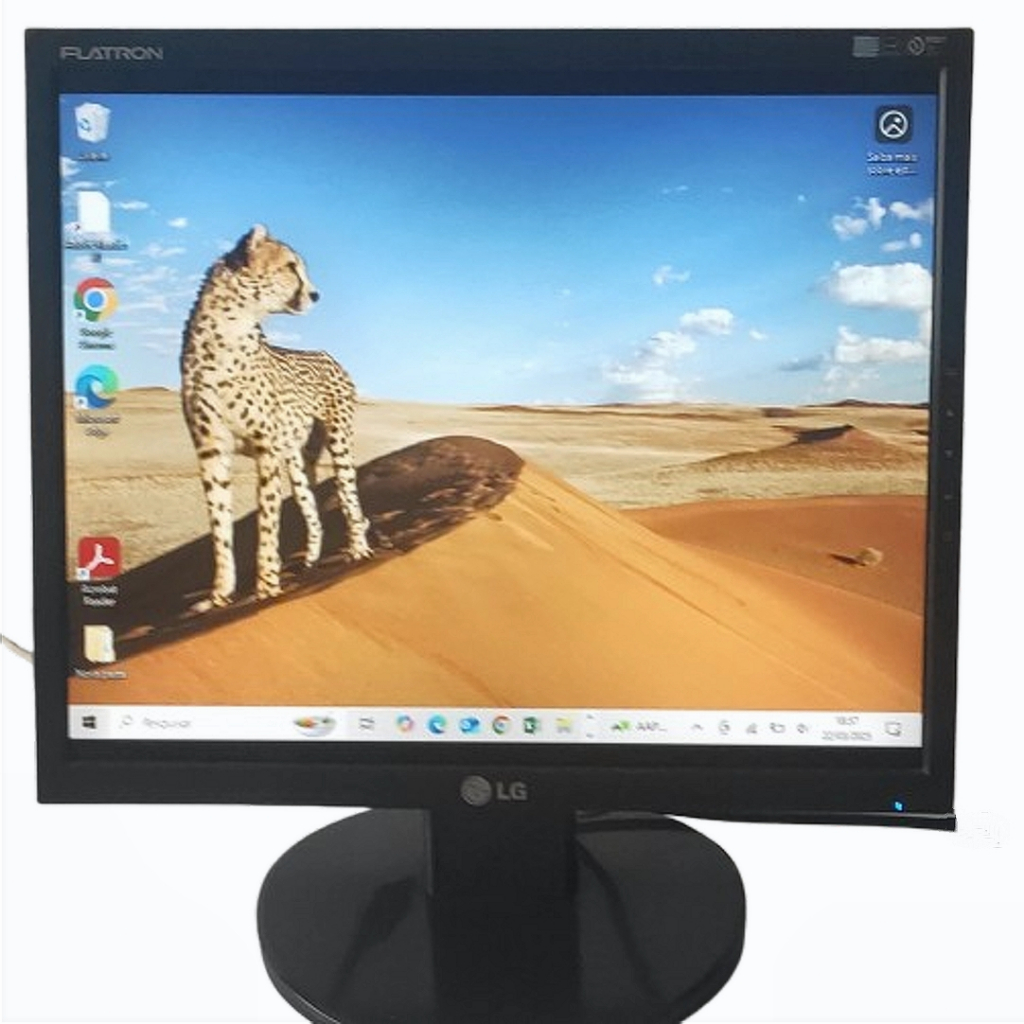 MONITOR LG FLATRON L1753T-BF 17 POLEGADAS TELA QUADRADA Funcionando Usado | Shopee Brasil